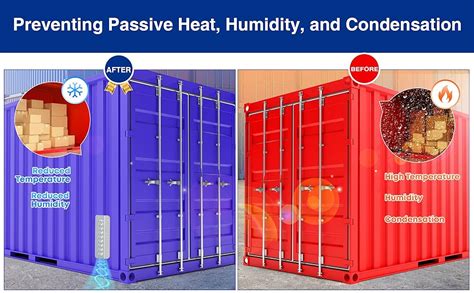 4 Pack Shipping Container Air Vent Kitgalvanized Steel Transportation