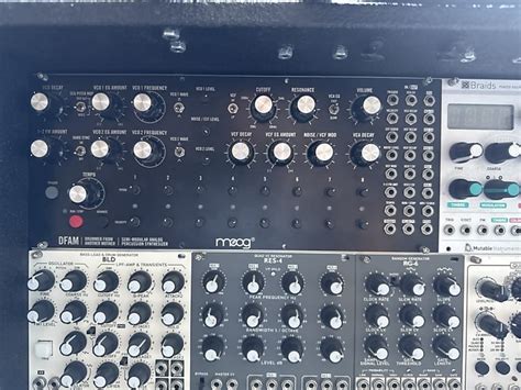 Moog Dfam Drummer From Another Mother Semi Modular Analog Reverb