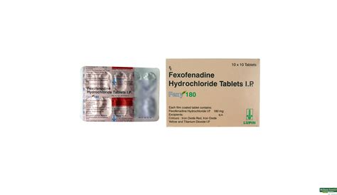 Buy Fexy 180mg 10 Tablets Online At Best Prices Wellness Forever
