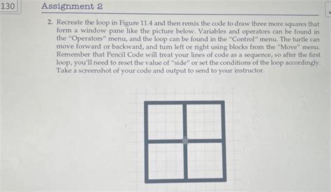 solved 130 assignment 2 2 recreate the loop in figure 11 4