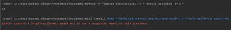 Windows Not A Supported Wheel On This Platform Page 2 Pytorch Forums