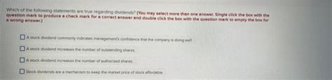 Solved Which of the following statements are true regarding | Chegg.com