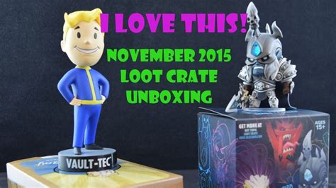 Loot Crate November 2015 Unboxing Combat — Nerd Team 30