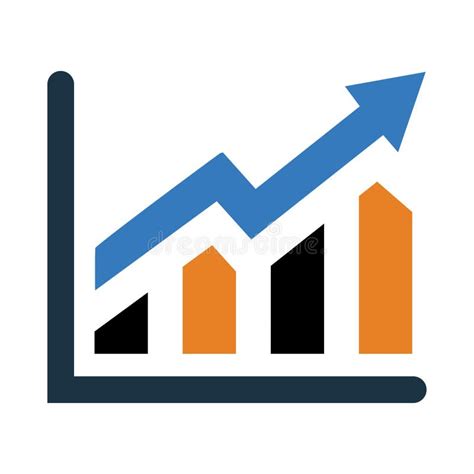 Growth Graph Business Growth Graph Chart Icon Stock Vector Illustration Of Growth Arrow