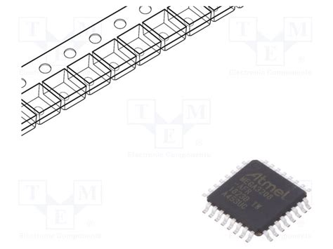 atmega3208 afr microchip technology ic avr microcontroller tqfp32
