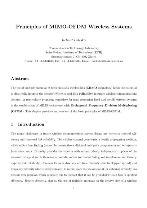 Pdf Principles Of Mimo Ofdm Wireless Systems Dokumentips