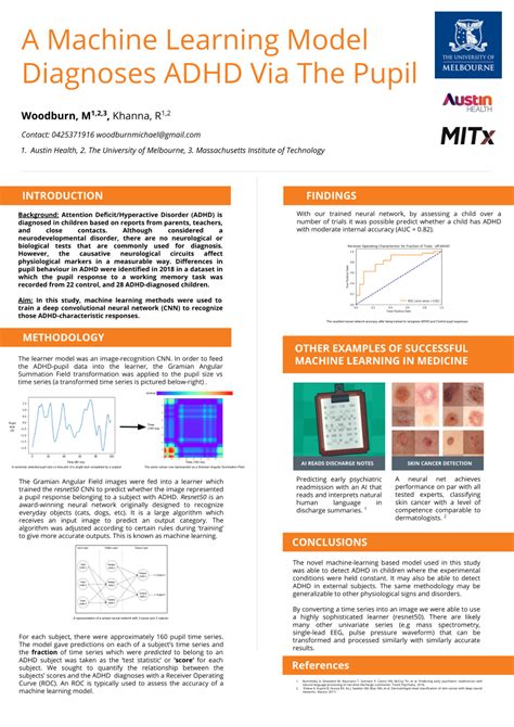 Pdf A Machine Learning Model Diagnoses Adhd Via The Pupil