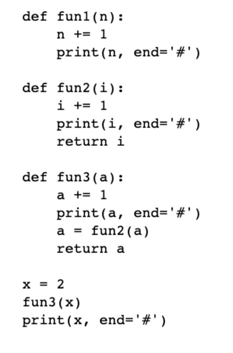 Solved Trace The Output Of The Following Short Program If