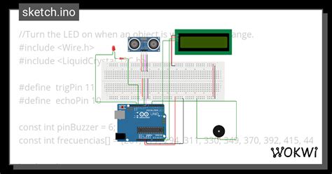 Sensor Ultrasonico Copy Wokwi Esp32 Stm32 Arduino Simulator