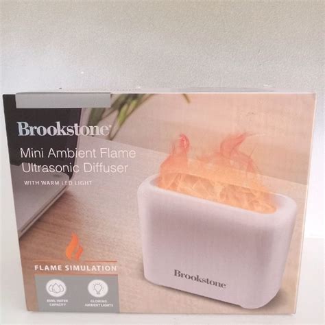 Brookstone Accents Brookstone Mini Ambient Flame Ultrasonic Diffuser Poshmark