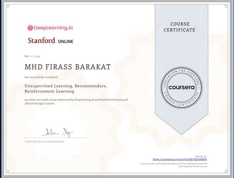 Mhd Firass Barakat On Linkedin Coursera Certificationachieved