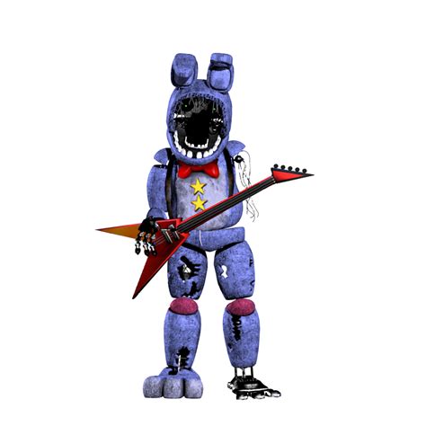Withered Rockstar Bonnie Fnaf2 By 133alexander On Deviantart Fnaf
