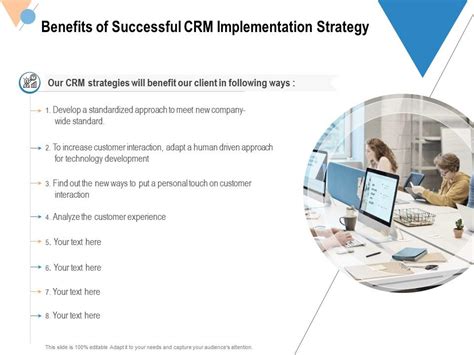 Benefits Of Successful Crm Implementation Strategy Ppt Powerpoint