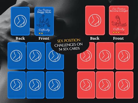 Sex Position Cards Game Printable Sexy And Naughty Couples Etsy