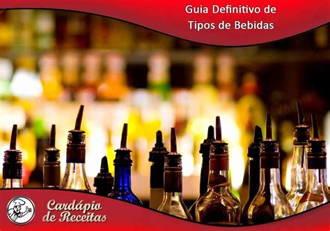 Tipos De Bebidas Cardápio De Receitas