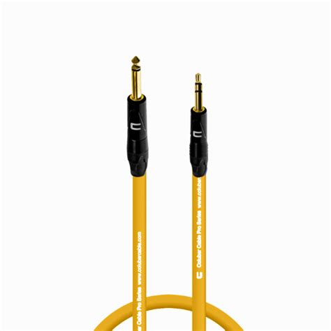 Coluber Cable 14 Ts Male To 35 Trs Male Pro 3 Pin Microphone