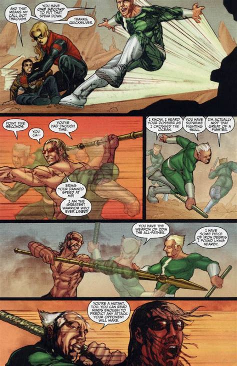 Quicksilver Vs Wolverine Battles Comic Vine