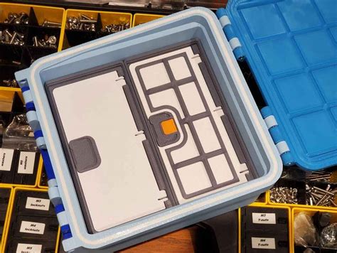 Gridfinity Large Lidded Bins Version 2 0 Posted Finally My Stoopid Stuff