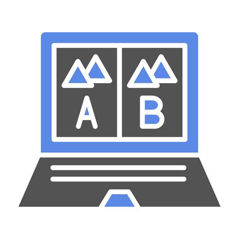 Ab Testing Vector Icon Style 22406420 Vector Art At Vecteezy