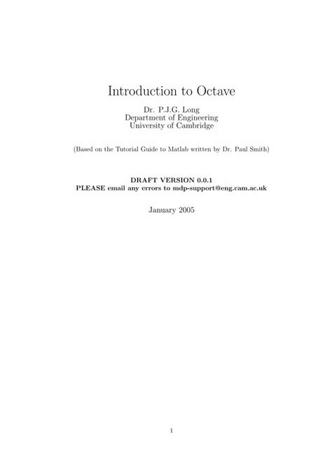 pdf introduction to octave dokumen tips
