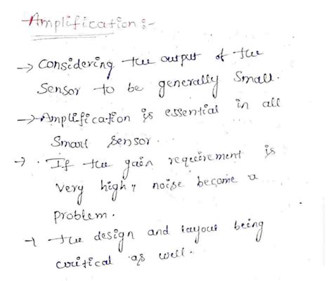 smart sensors handwritten notes
