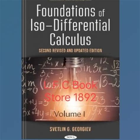 Jual Buku Foundations Of Iso Differential Calculus Shopee Indonesia