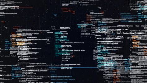 Abstract Computer Code Running In Stock Footage Video Artofit