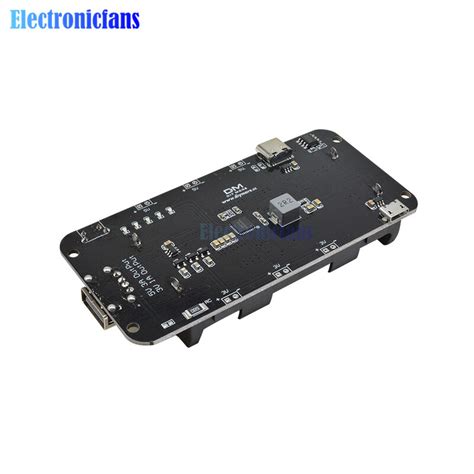 Escudo De Batería De Litio Esp8266 Esp32 Dual 18650 Módulo De Carga De