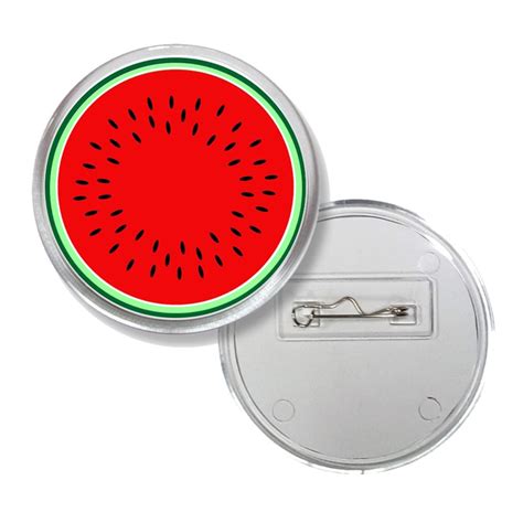 Значок акриловий кавун на шпильці 65 мм фото відгуки характеристики в інтернет магазині