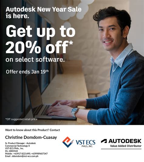 Autodesk New Year Sale Up To 20 Off Vst Ecs Phils Inc Autodesk Autocad