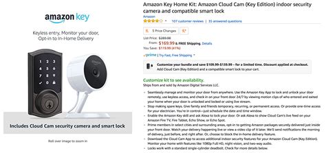 Deal Alert All Time Low For Amazon Key Home Kit With Security Camera And Compatible Smart