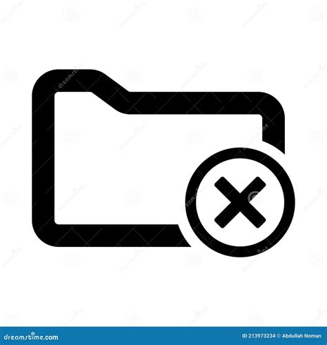 Reject Folder Icon Design Stock Vector Illustration Of Folder
