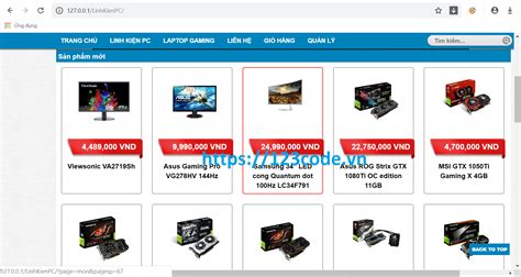 Share Source Code Website Bán Hàng Linh Kiện Máy Tính Php Full Data