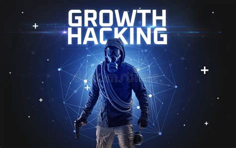 mysterious hacker online attack concept stock image image of hack
