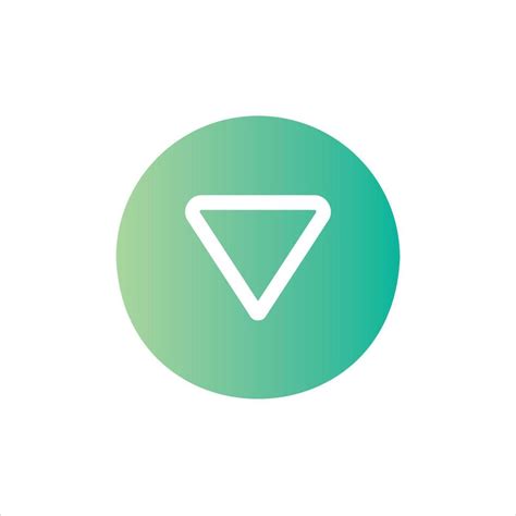Drop Down Arrow In Flat Design Style 22305241 Vector Art At Vecteezy