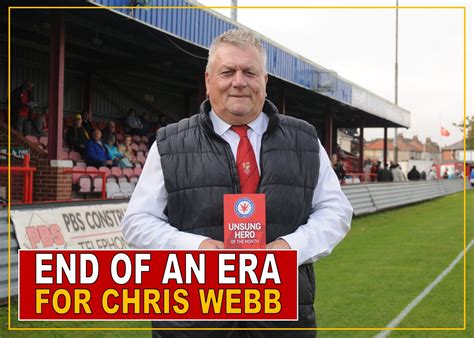 Time Marches On Statement From Chris Webb Bridlington Town Afc