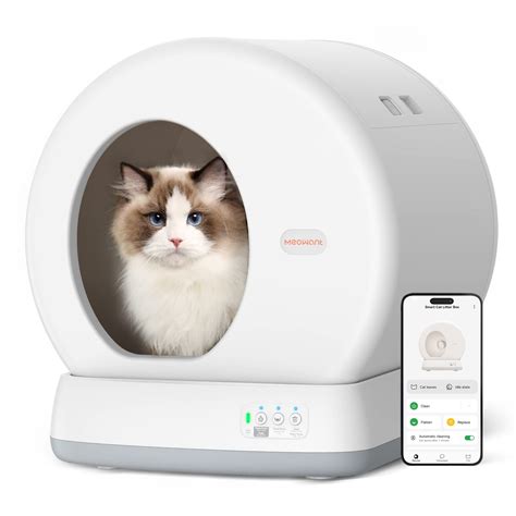 Meowant Self Cleaning Cat Litter Box Integrated Safety