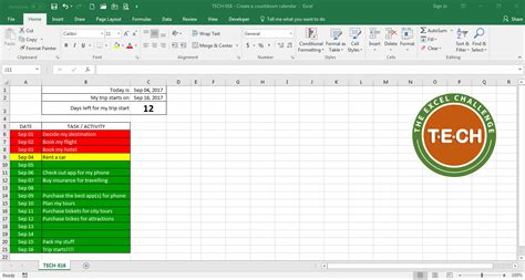 Tech004 Calculate Total Days Between Two Dates In Excel Excel Mastery