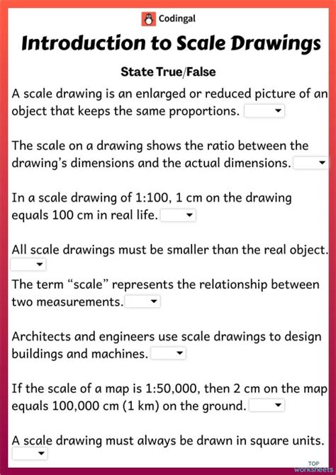 M G07m12l41 Wa01 Introduction To Scale Drawings Interactive Worksheet