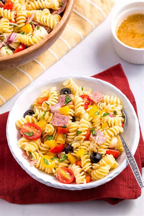 Classic Italian Pasta Salad Recipe All Things Mamma