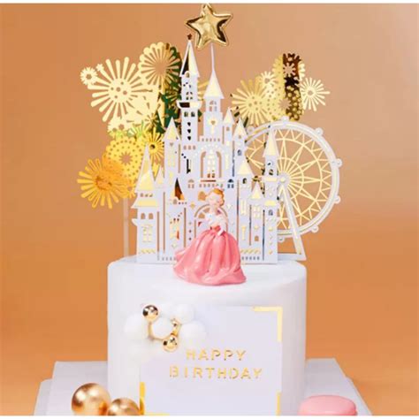Jual Toper Cake Elsa Ulang Tahun Model Castil Princess Bahan Kertas
