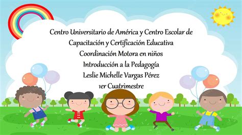 Coordinacion Motora En NiÑos