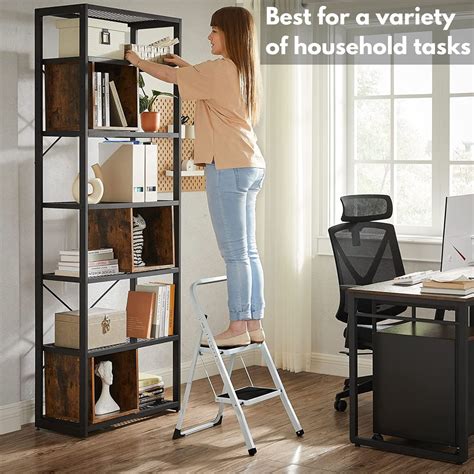 Small 2 Step Ladder Portable Folding Ladder