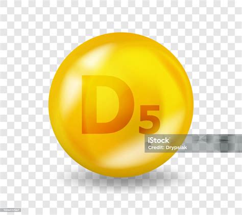 Vitamin D5 Sitocalciferol Vitamin Complex Illustration Concept D5 ...
