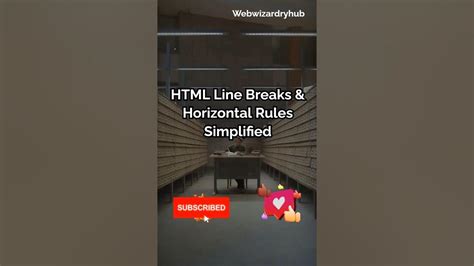 html line breaks and horizontal rules simplified html viral shorts