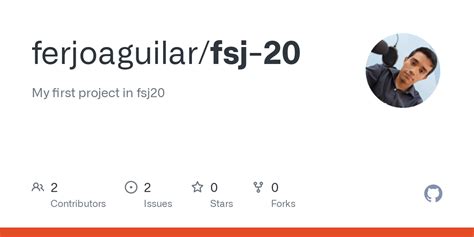 GitHub Ferjoaguilar Fsj My First Project In Fsj