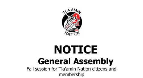 Notice General Assembly