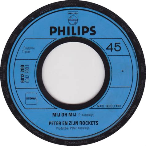 Peter Koelewijn En Zijn Rockets Mij Oh Mij Si Nl Autograph On Sleeve Het