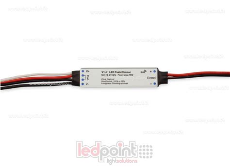 Ledpoint S R L V Ch A CH RF G Single Colour Mini Dimmer Receiver With Push Switch