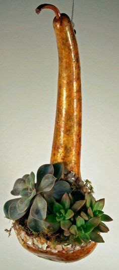 32 Gourd Planters Ideas Gourds Crafts Painted Gourds Gourd Art